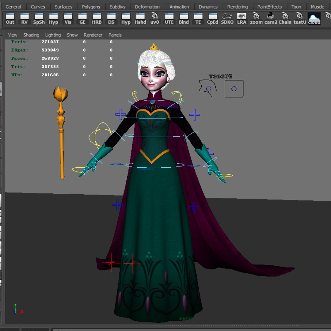 3d Elsa Elsaa Model