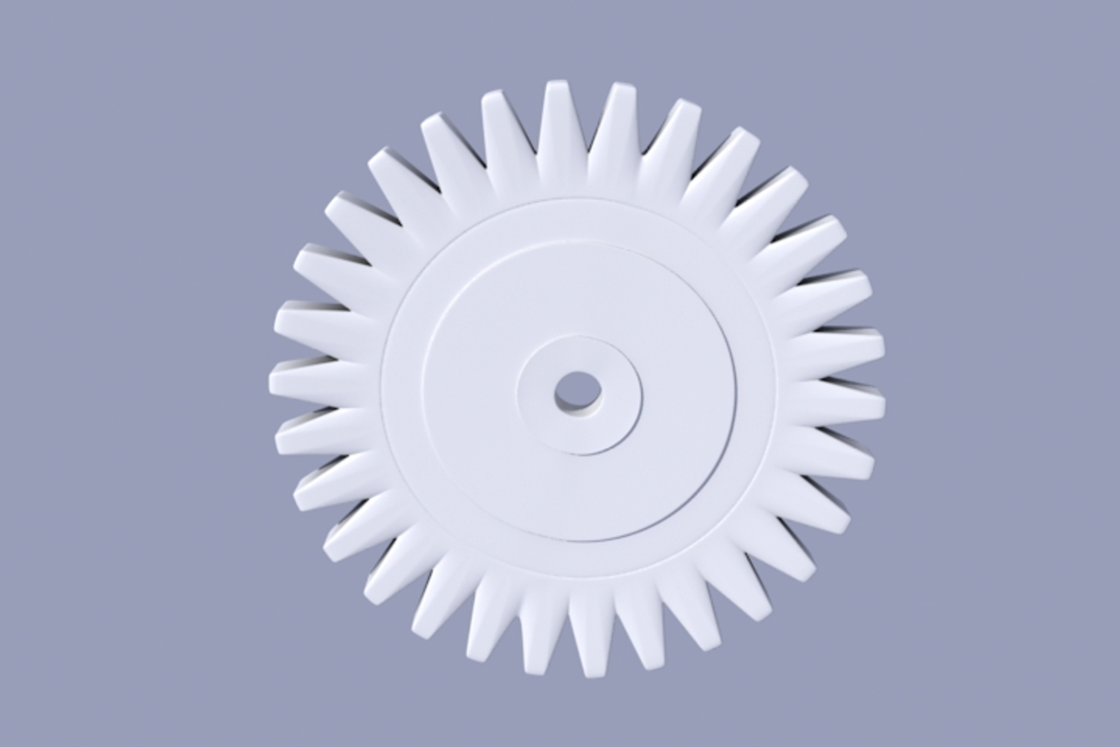 30 Teeth Gear 3d Model
