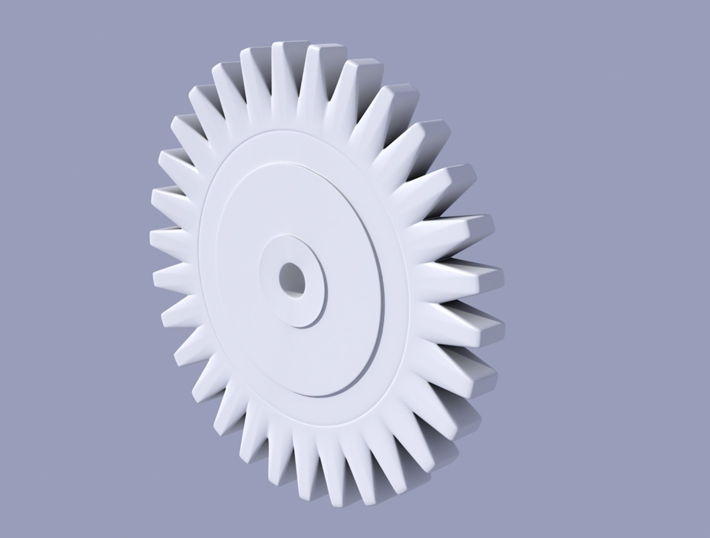 30 Teeth Gear 3d Model