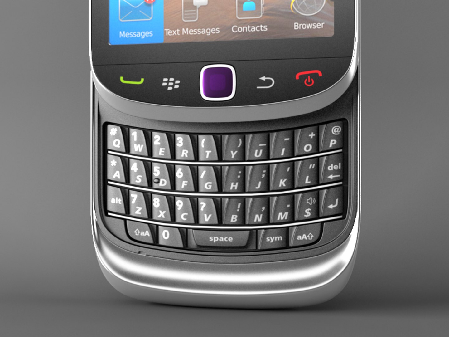 Blackberry Torch 9800 3d Max
