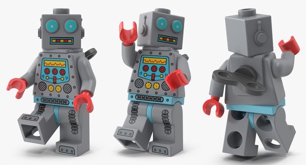 3D model robots retro toy - TurboSquid 1236499