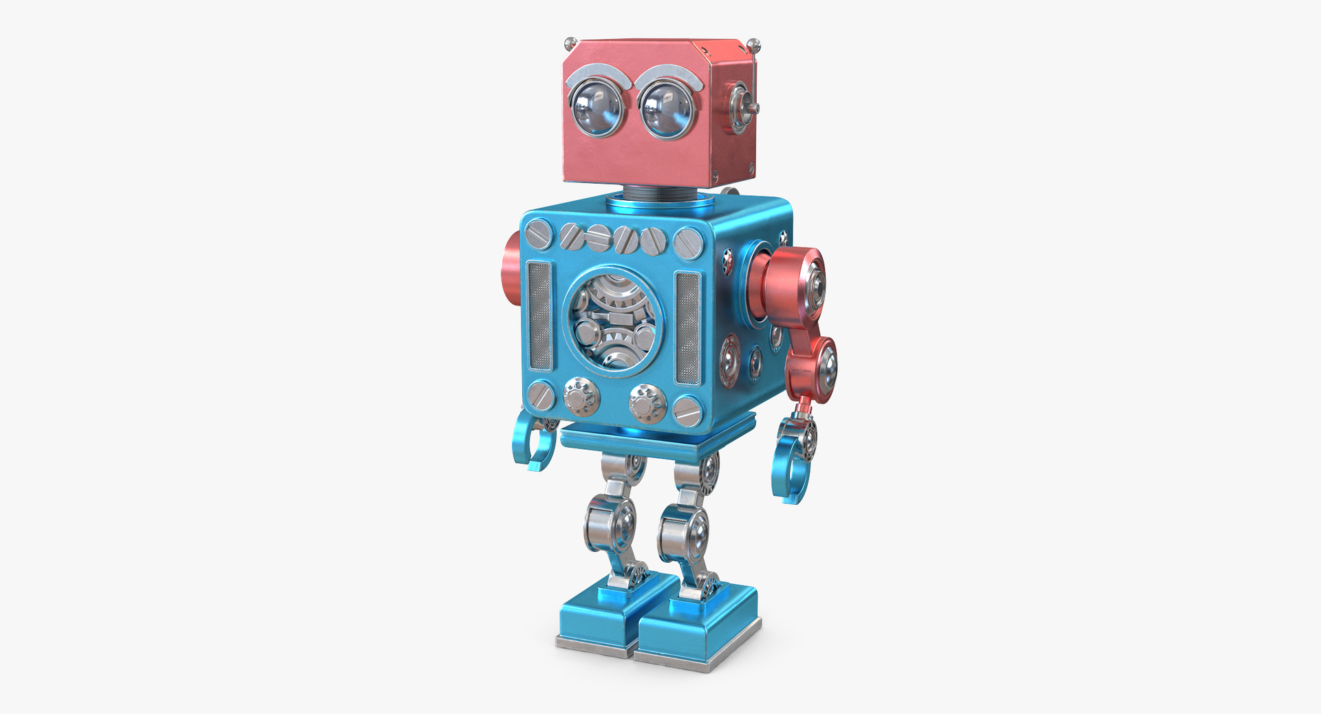 3D model robots retro toy - TurboSquid 1236499