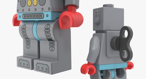 3D model robots retro toy - TurboSquid 1236499