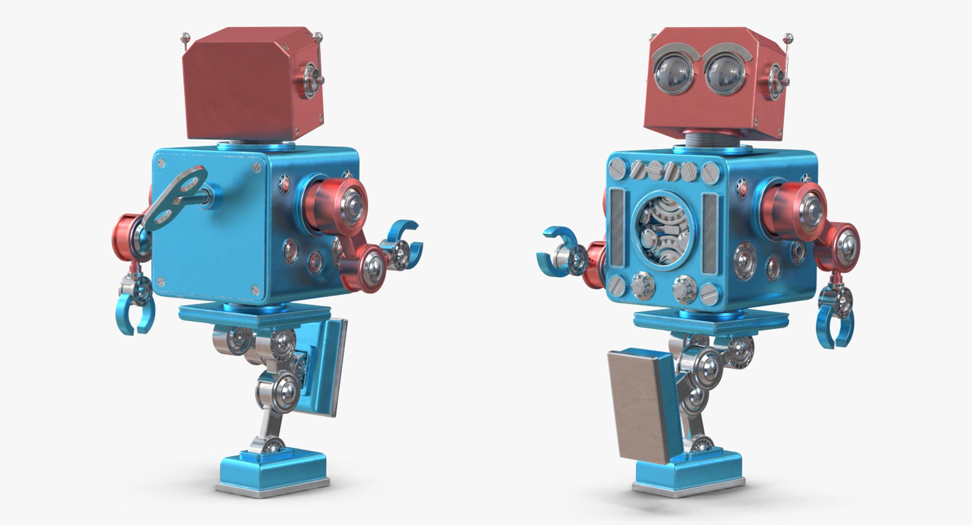 3D model robots retro toy - TurboSquid 1236499