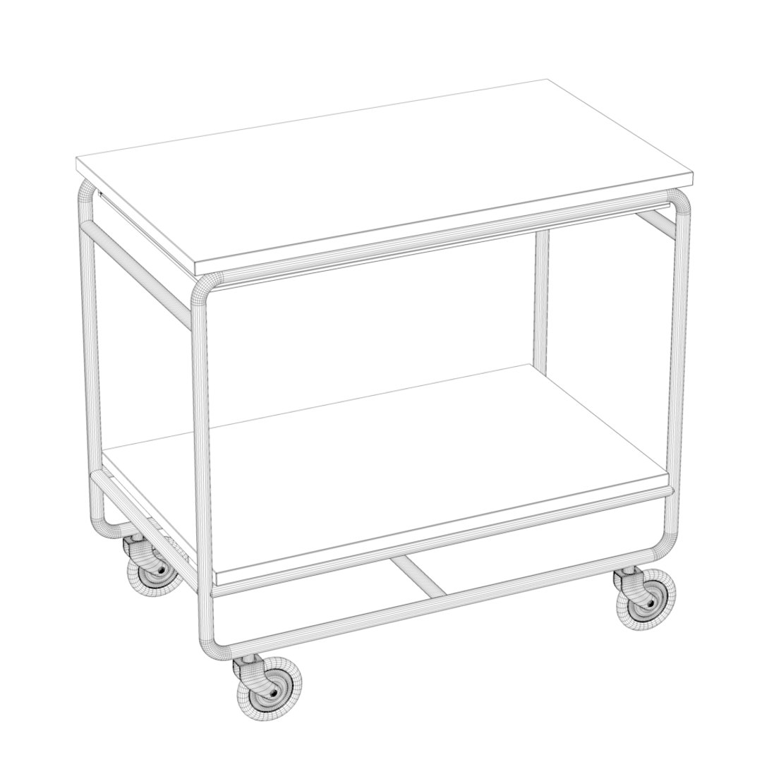 3d Model Table Trolley