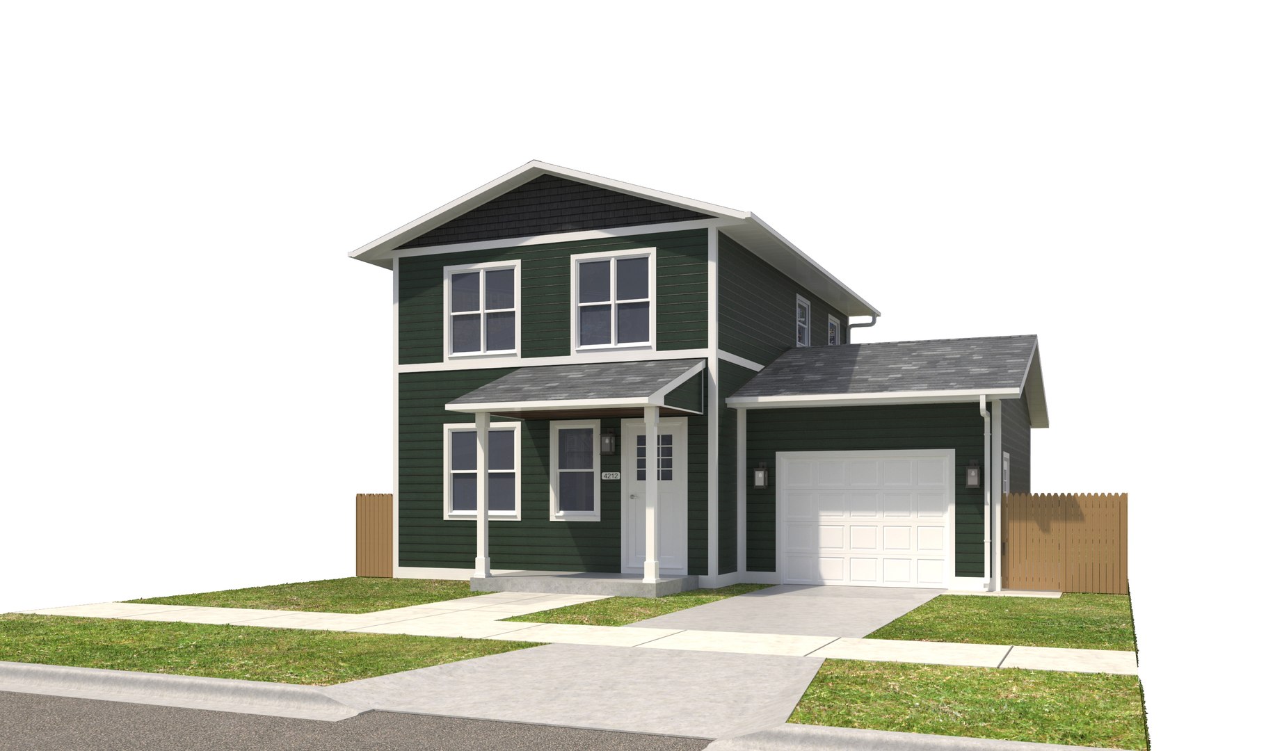 3D Home Building Exterior House Model - TurboSquid 1348360