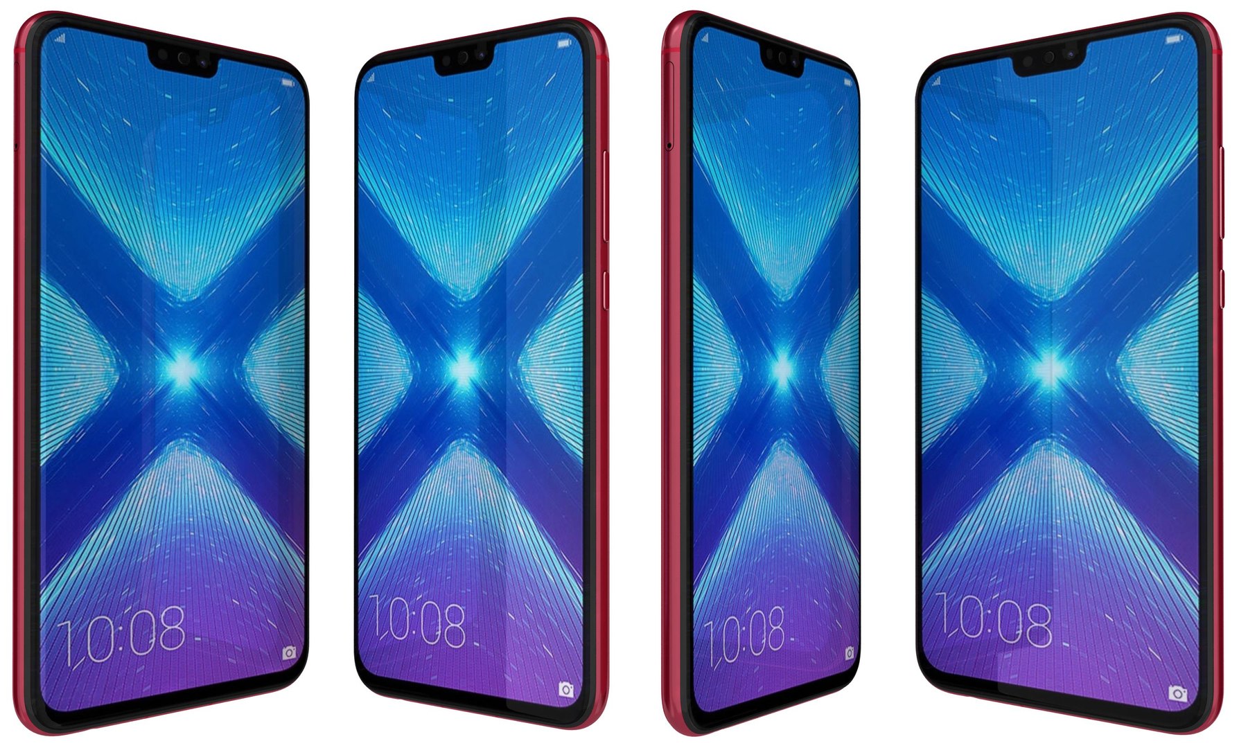 3D honor 8x red model - TurboSquid 1375297