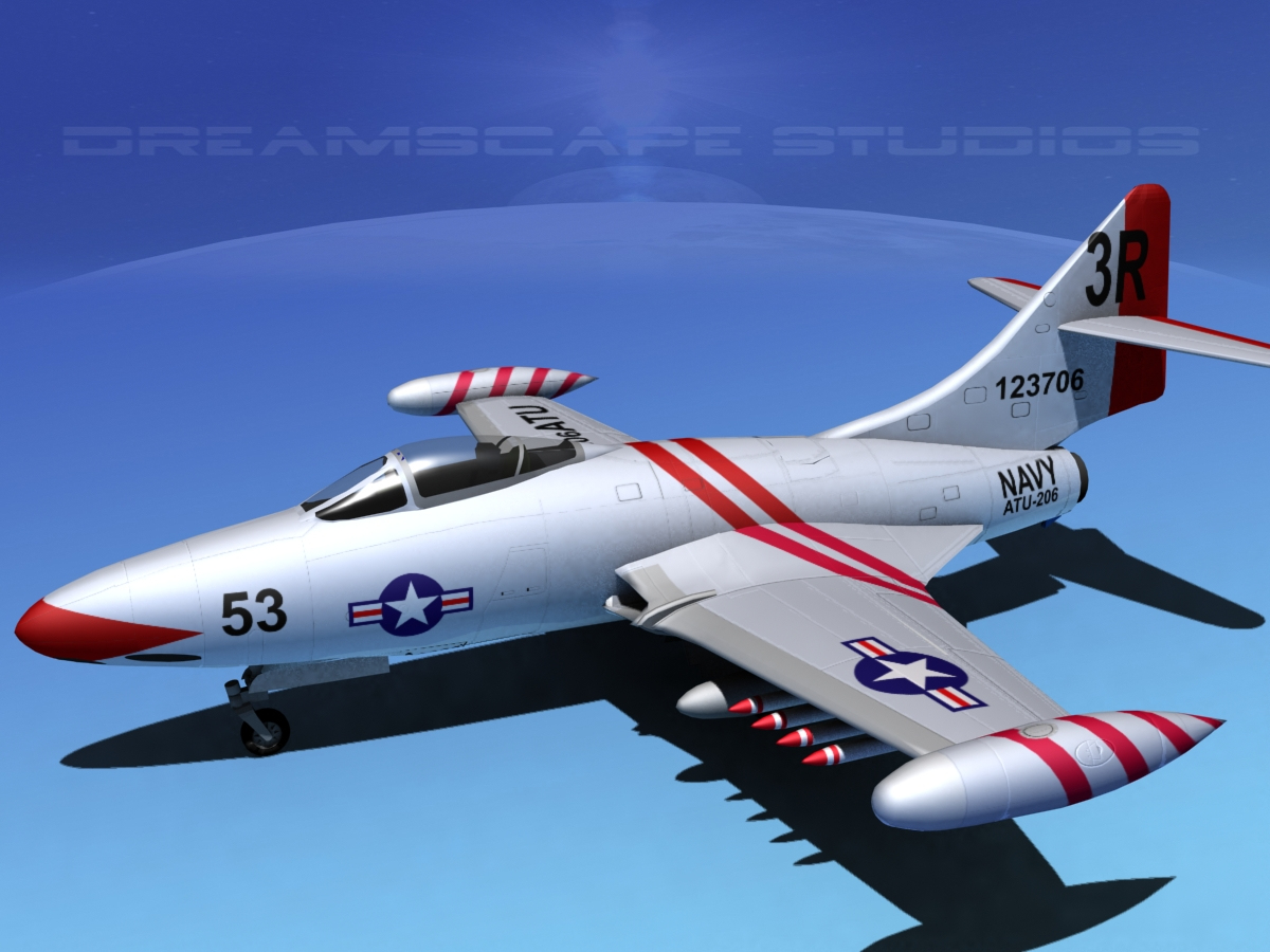 3d panther f9f jet fighter