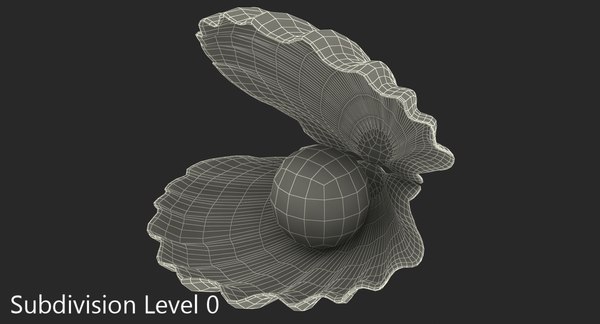 Sea shell pearl 3D model - TurboSquid 1242132