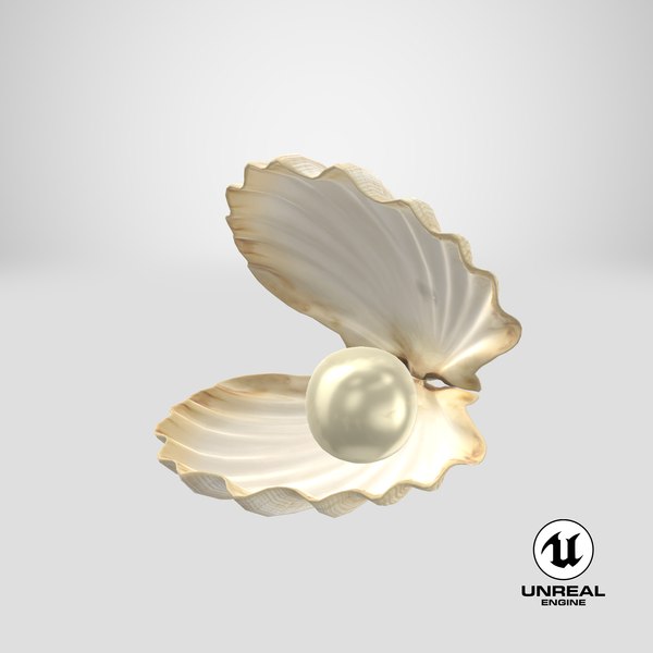 Sea shell pearl 3D model - TurboSquid 1242132