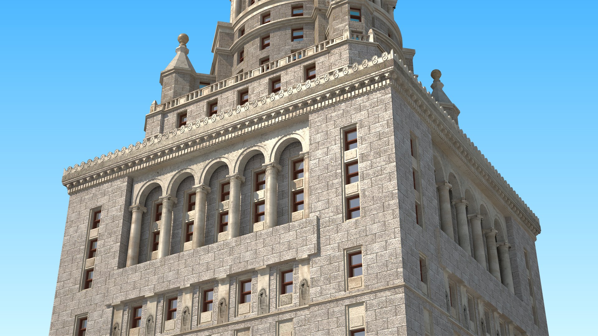 3D Skyscraper Tower Downtown - TurboSquid 1293029