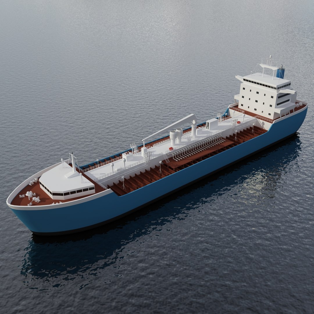 Oil Tanker Ship 3d Model