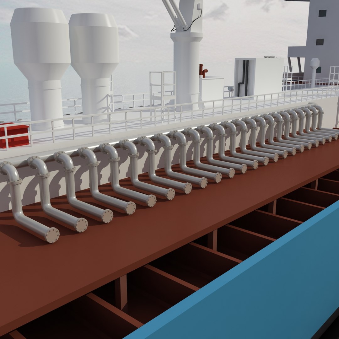 Oil Tanker Ship 3d Model