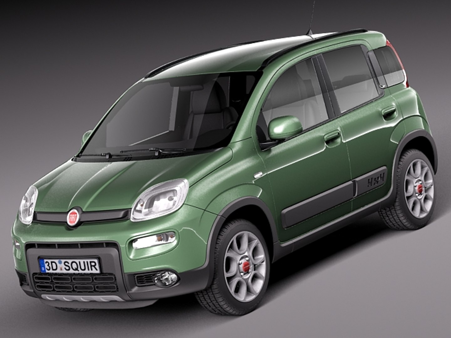 Fiat Panda 4x4 Suv 3d Model