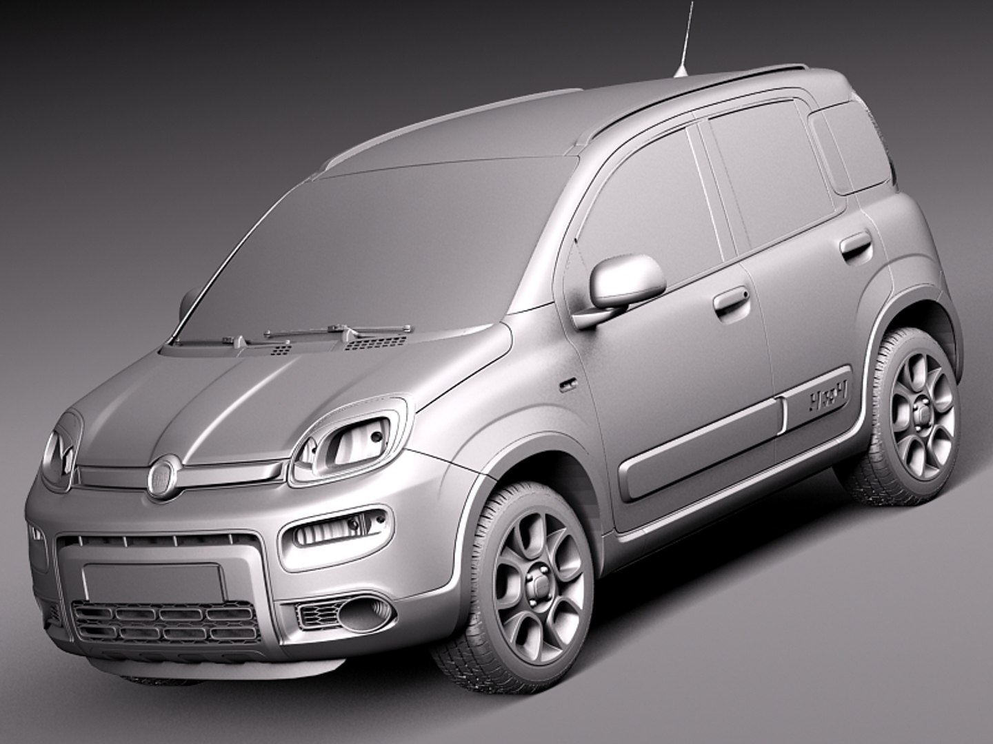Fiat Panda 4x4 Suv 3d Model