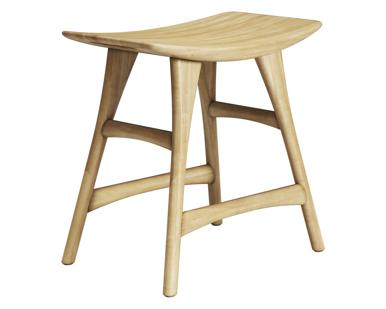 Ethnicraft Osso Stool 3D Model - TurboSquid 2333703