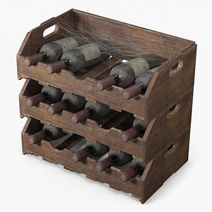 Free 3D Wine Rack Models - Available For Download On TurboSquid