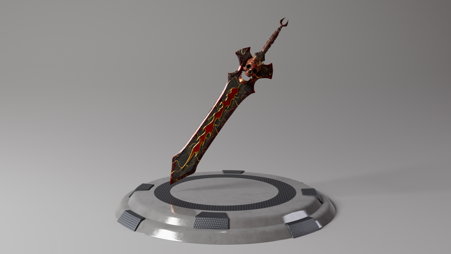 Lucifers Sword Legendary Dark Blade Premium 3D Model Model - TurboSquid ...