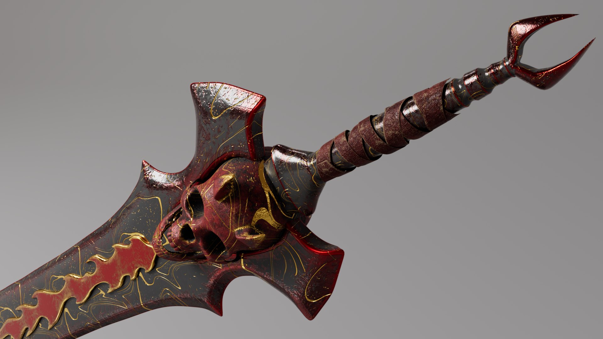 Lucifers Sword Legendary Dark Blade Premium 3D Model Model - TurboSquid ...