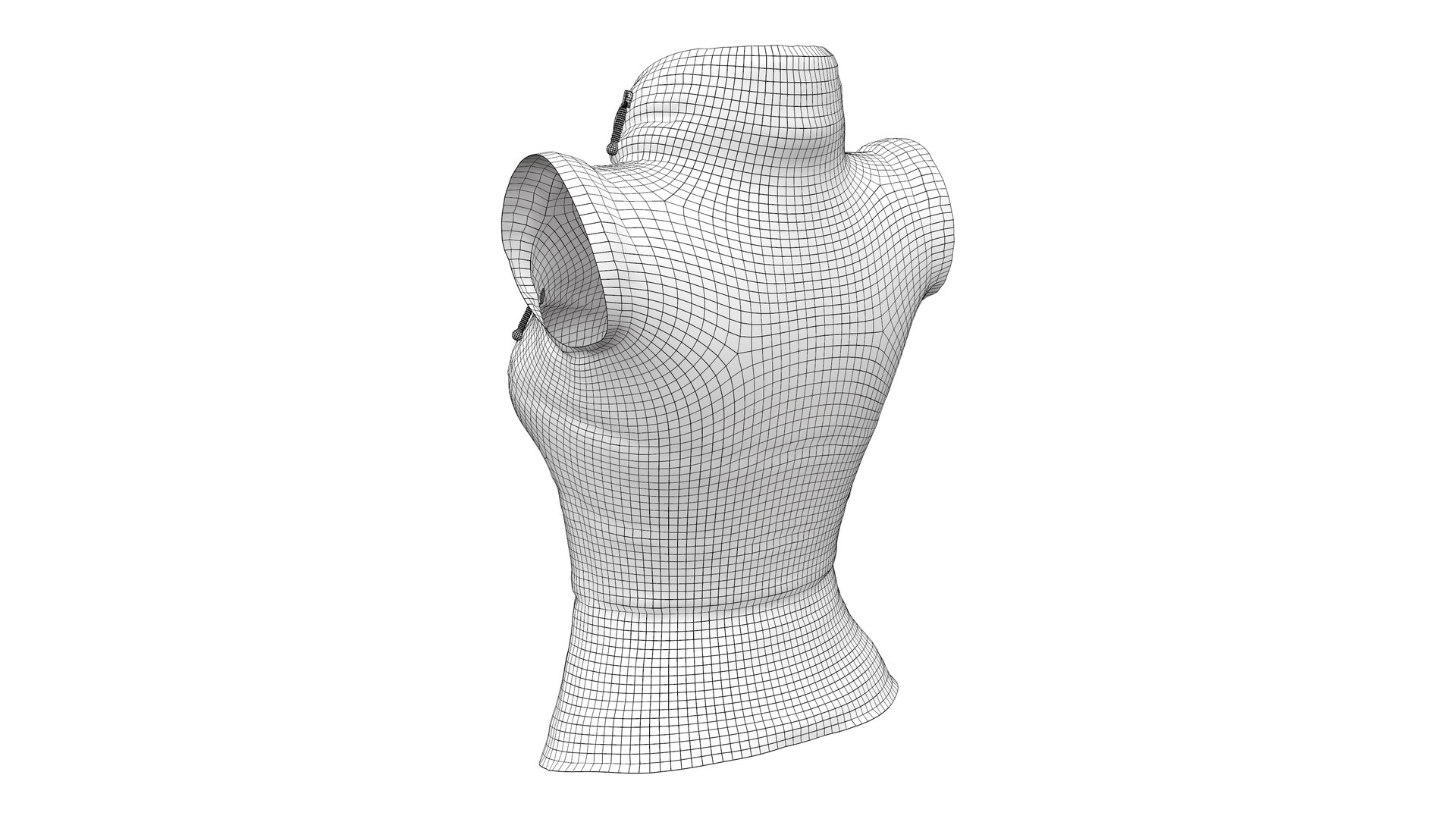 3D Female Army Green Urban Vest Model - TurboSquid 1951825