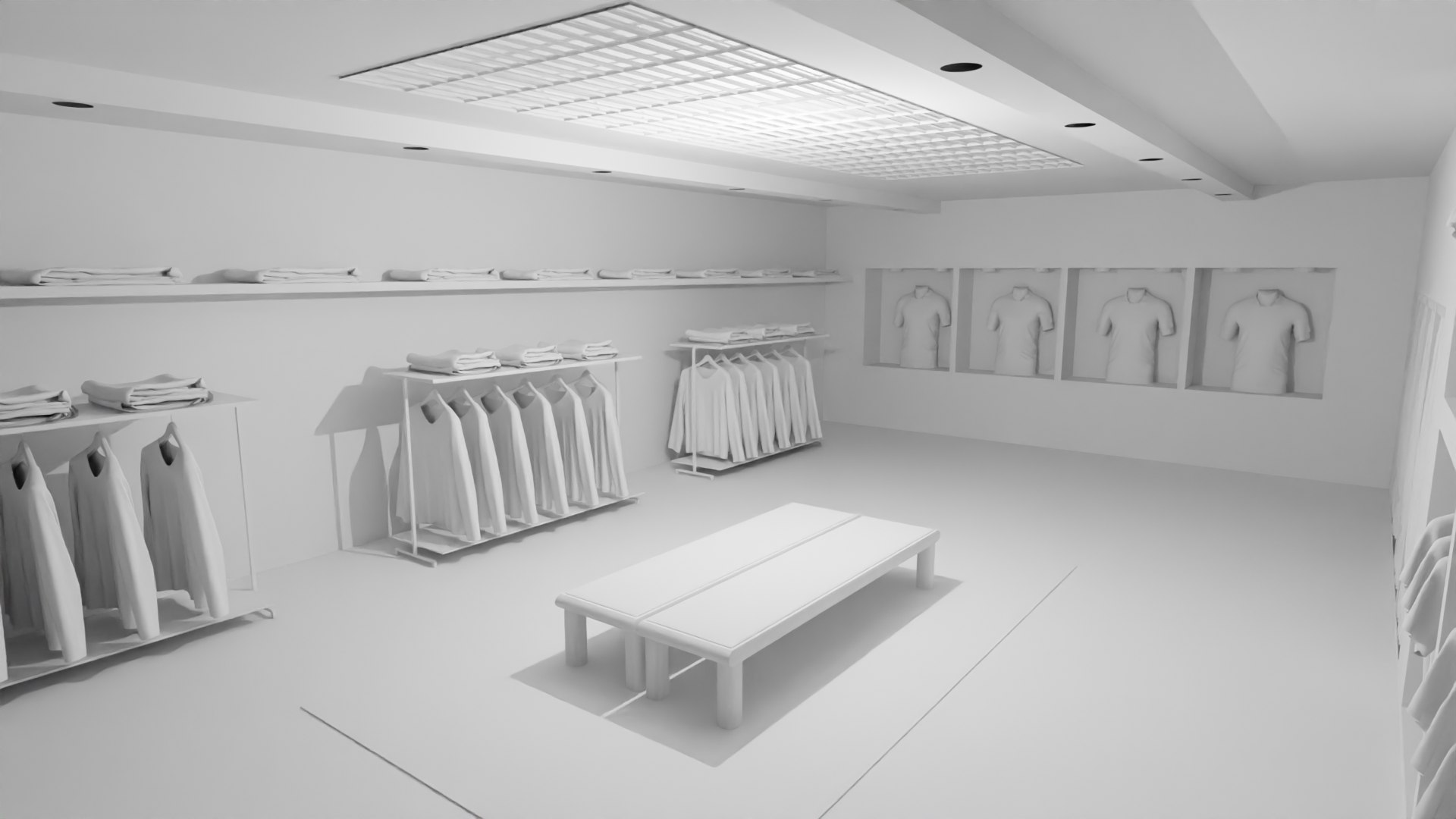 Clothing Store interior 3D model - TurboSquid 2157388
