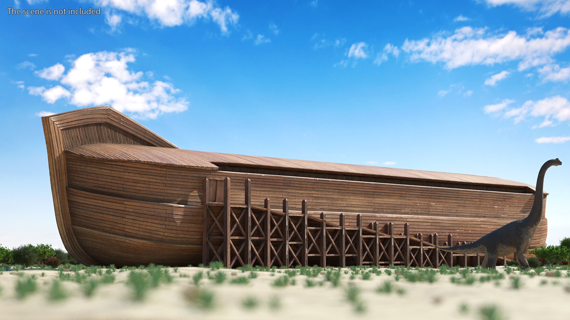 3D Noah Ark Cross Section Clear - TurboSquid 1772215