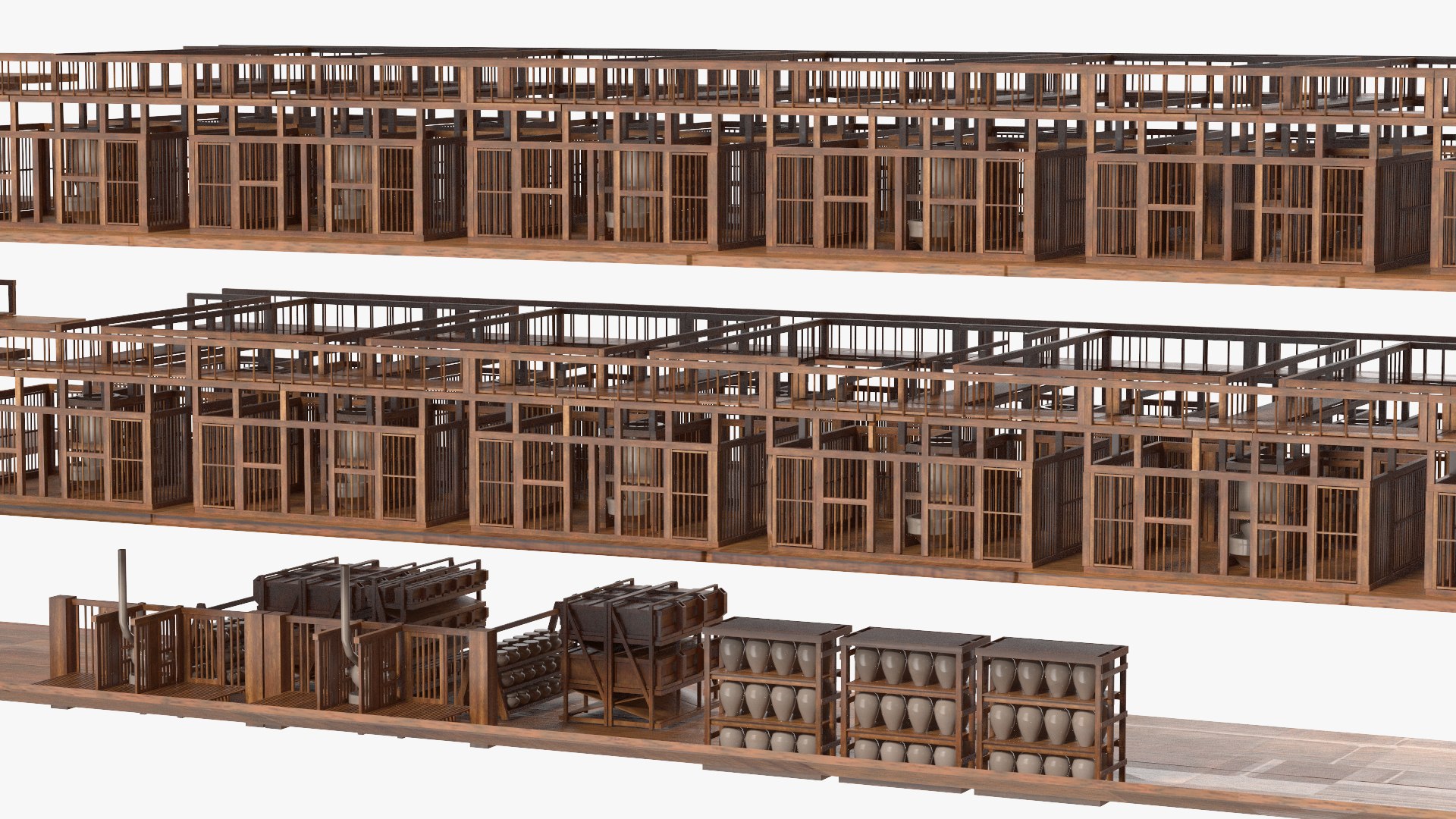 3D Noah Ark Cross Section Clear - TurboSquid 1772215