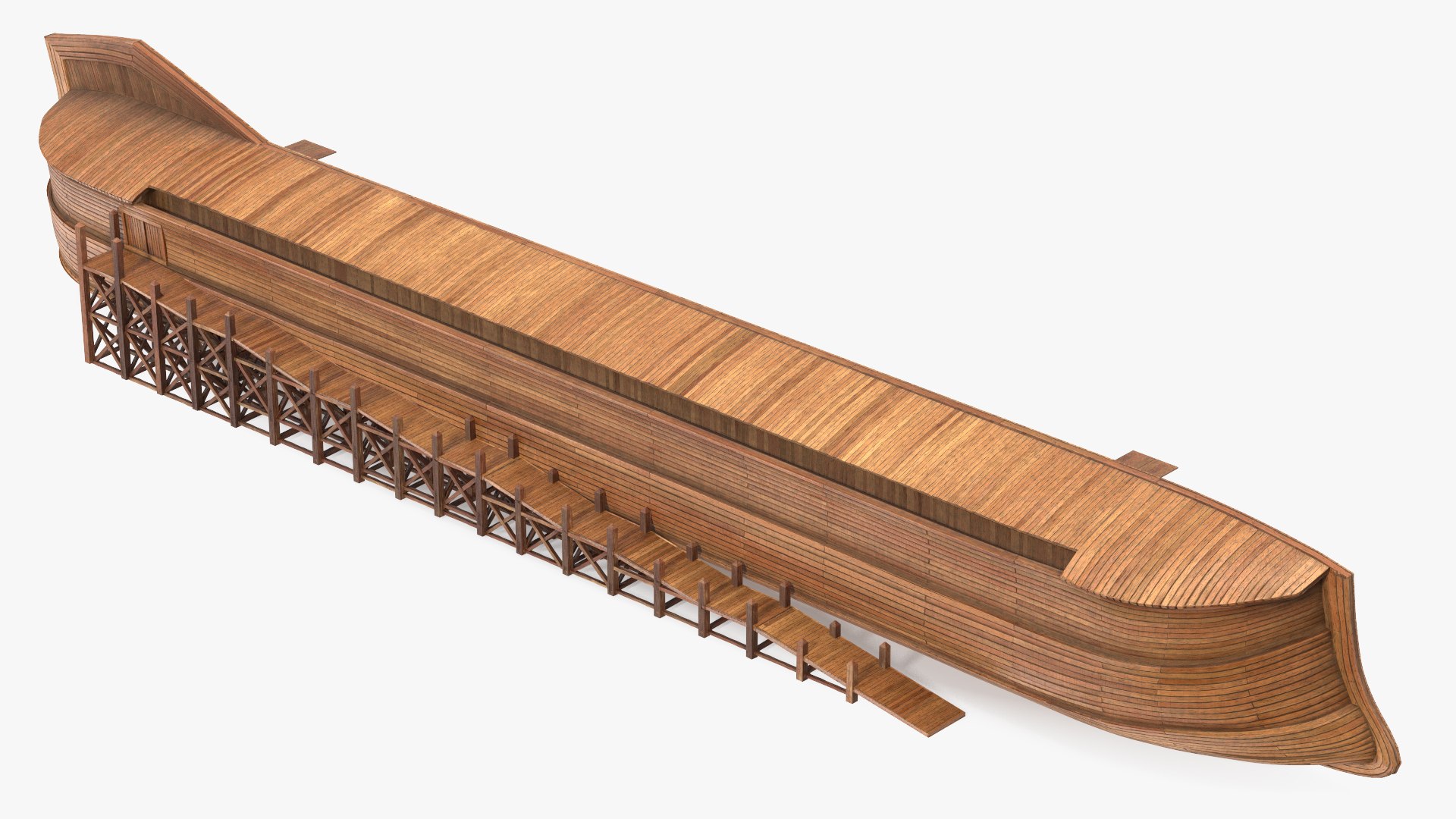 3D Noah Ark Cross Section Clear - TurboSquid 1772215