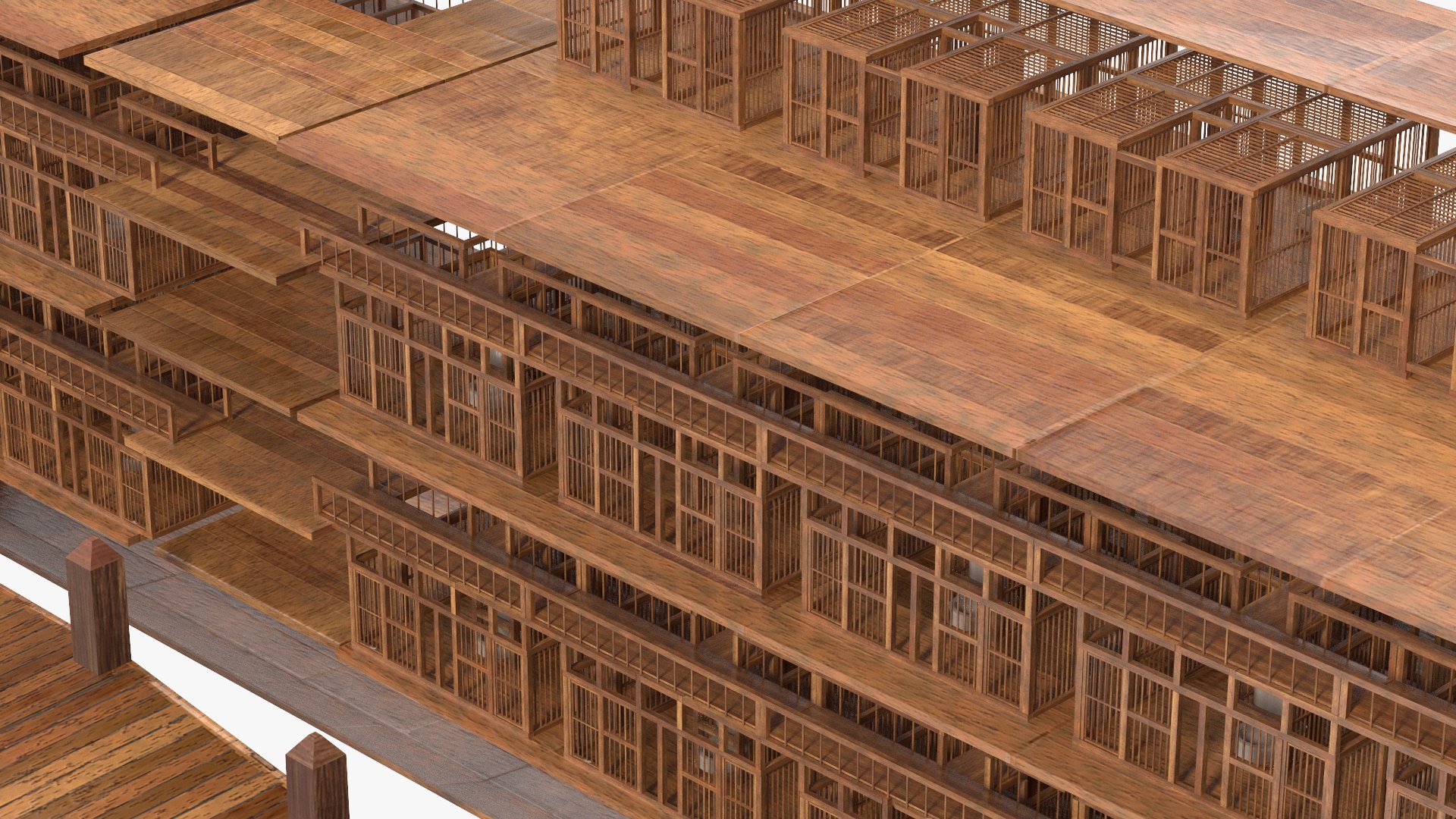 3D Noah Ark Cross Section Clear - TurboSquid 1772215