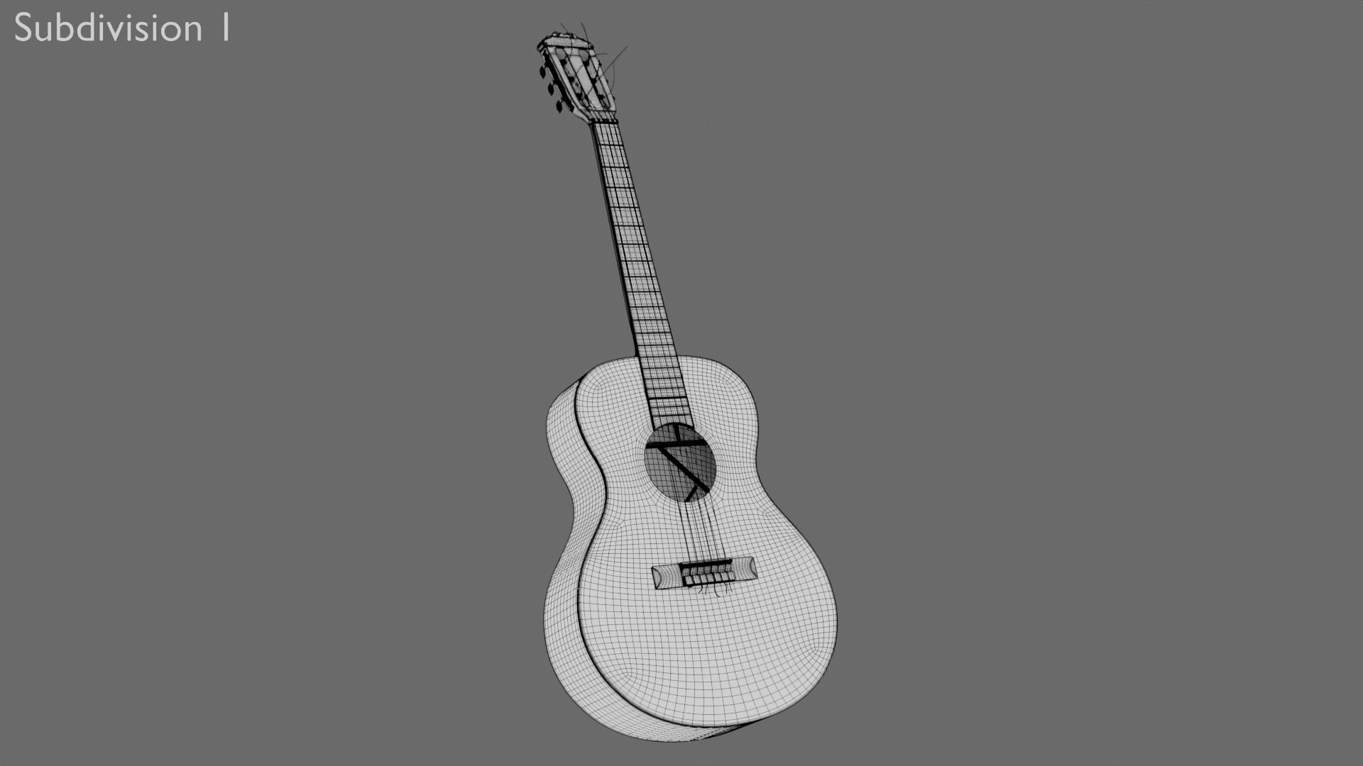 Classical guitar 3D model - TurboSquid 1711591