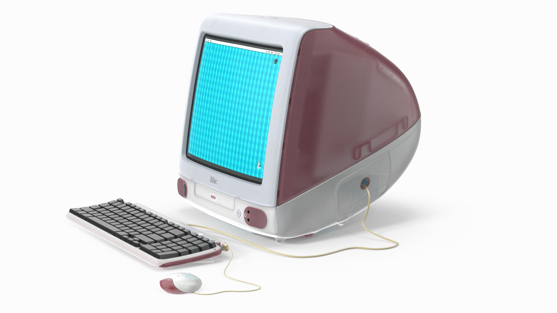IMac 1998 G3 Bondi Red 3D Model - TurboSquid 2383514