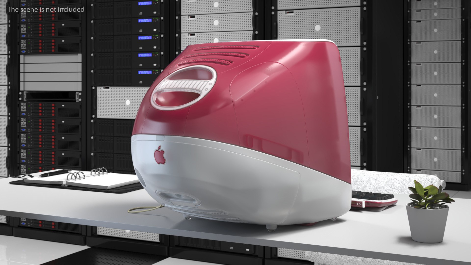 IMac 1998 G3 Bondi Red 3D Model - TurboSquid 2383514