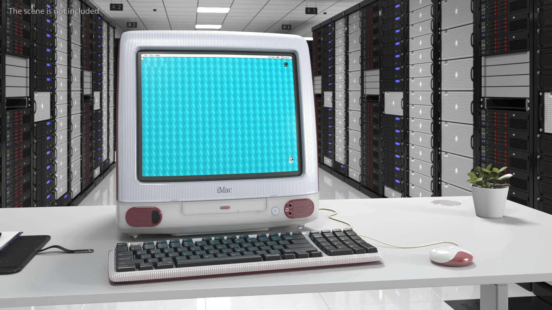 IMac 1998 G3 Bondi Red 3D Model - TurboSquid 2383514