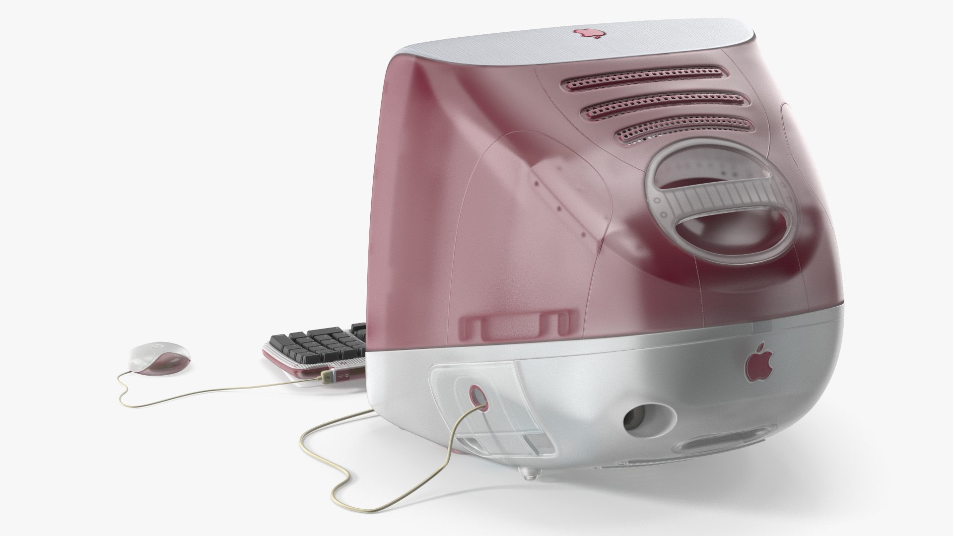 IMac 1998 G3 Bondi Red 3D Model - TurboSquid 2383514