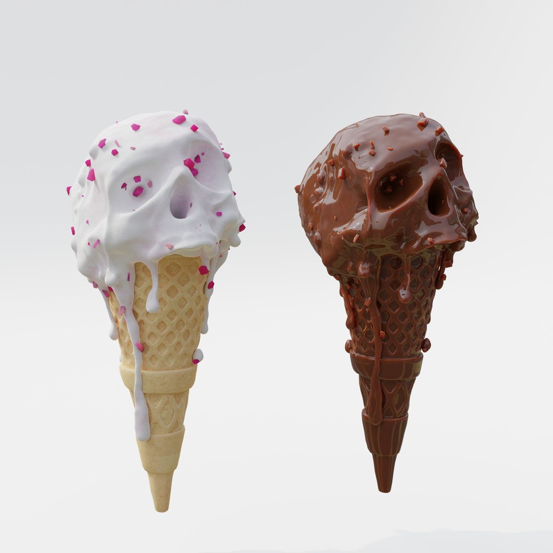 3D Ice Cream - TurboSquid 1955252