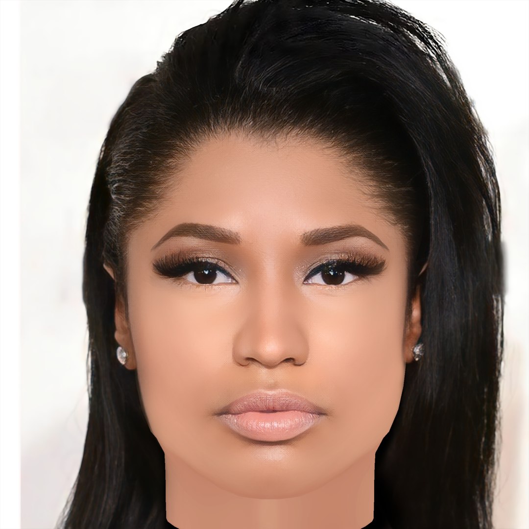 Nicki Minaj Head - No Hair - Low Poly Head For Game 3D - TurboSquid 2343696
