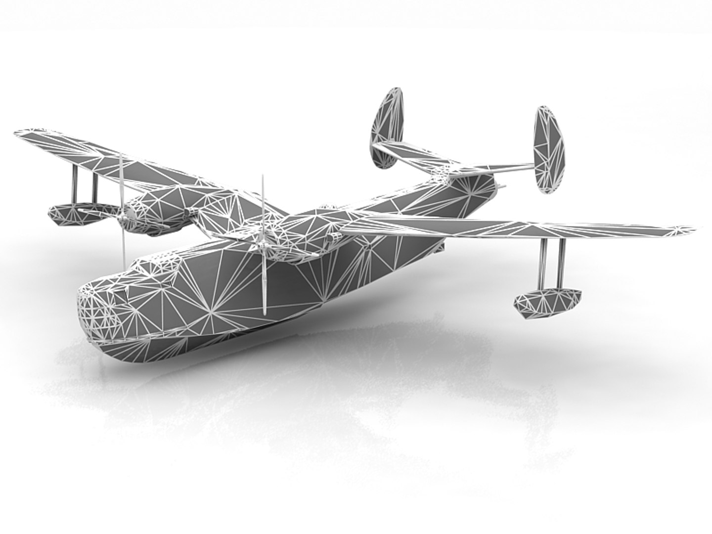 Beriev Floatplane Aircraft Hydro 3D Model - TurboSquid 1646649