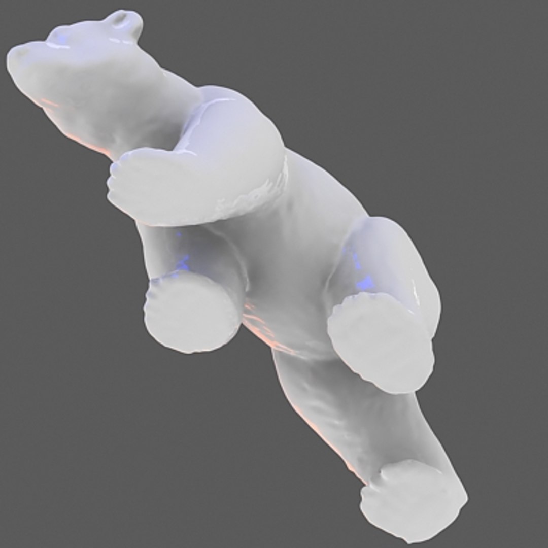 3d Scan Polar Bear Model