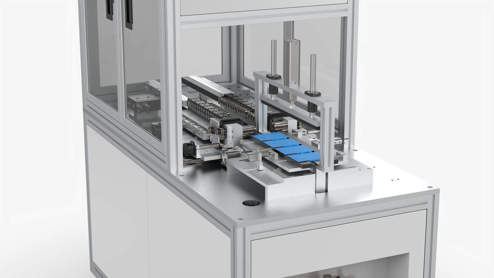 3D Automatic Polymer Battery Cutting Folding And Ironing Machine ...