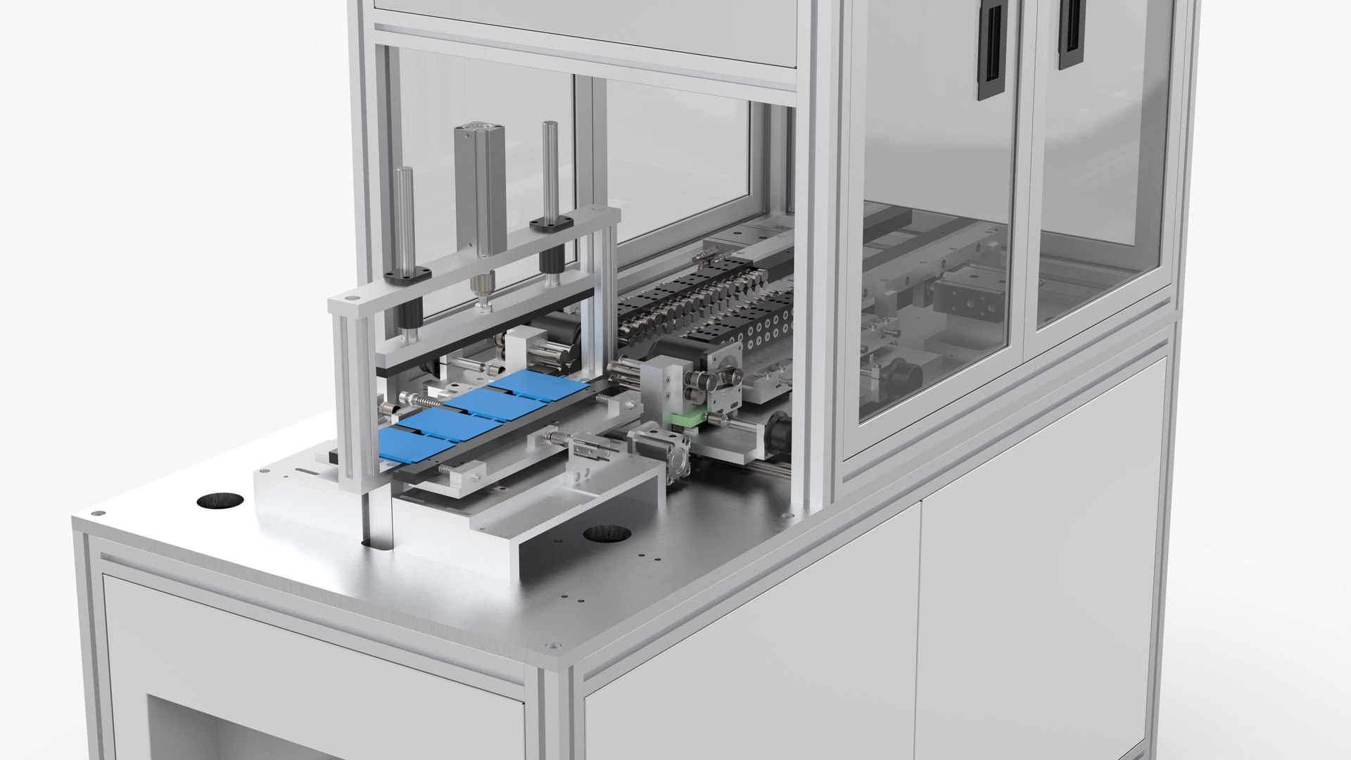 3D Automatic Polymer Battery Cutting Folding And Ironing Machine ...