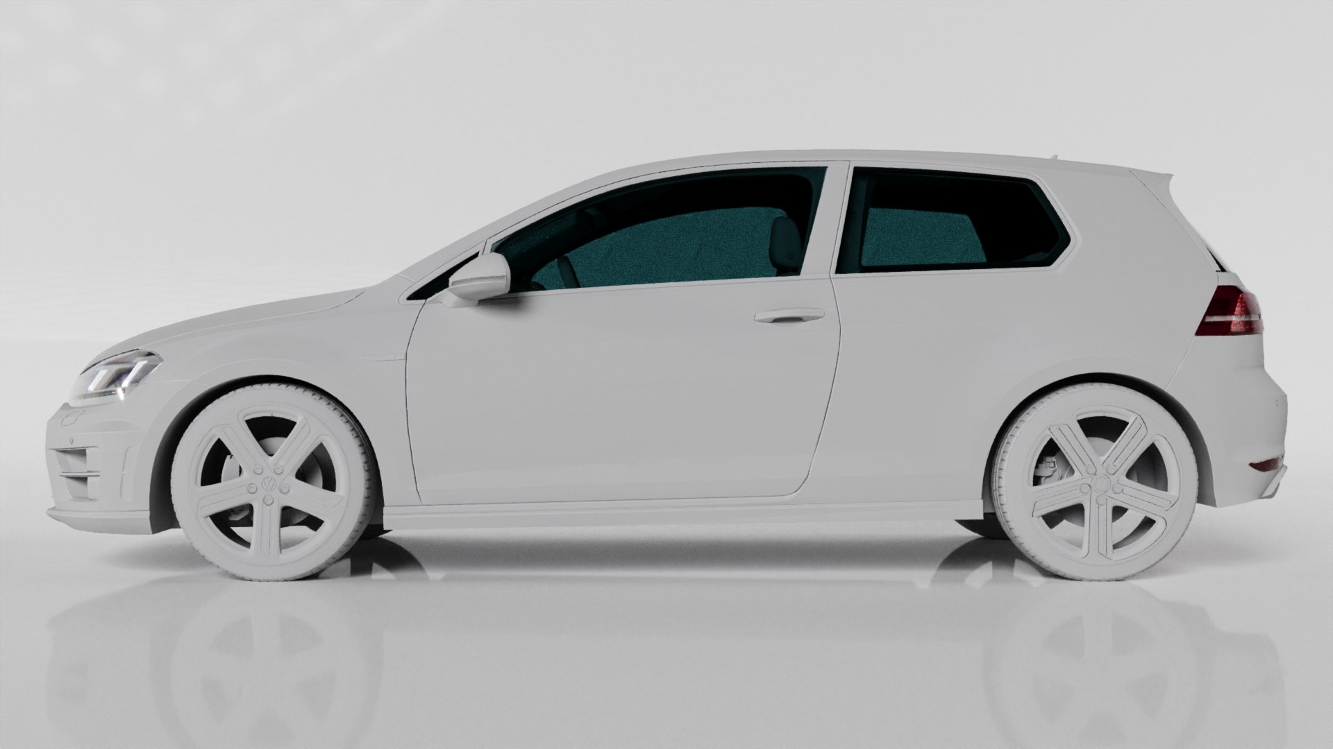 VW GOLF R MK7 2014 3D - TurboSquid 2051937
