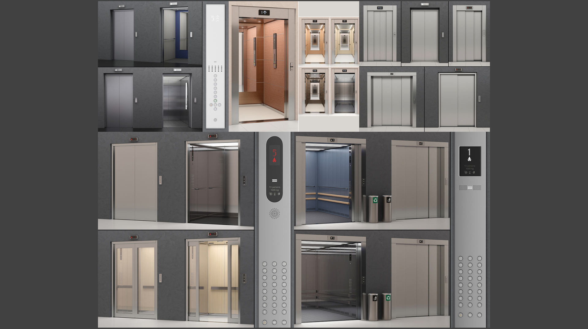 3D kone elevator - TurboSquid 1498663