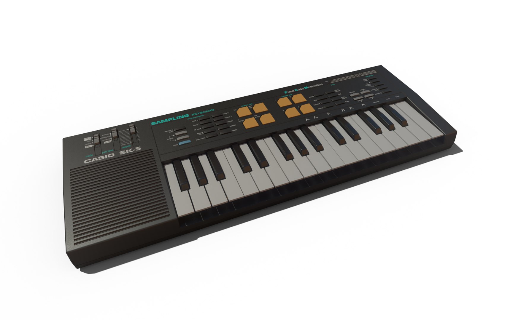 Version Casio Sk-5 Keyboard Model - TurboSquid 1481792