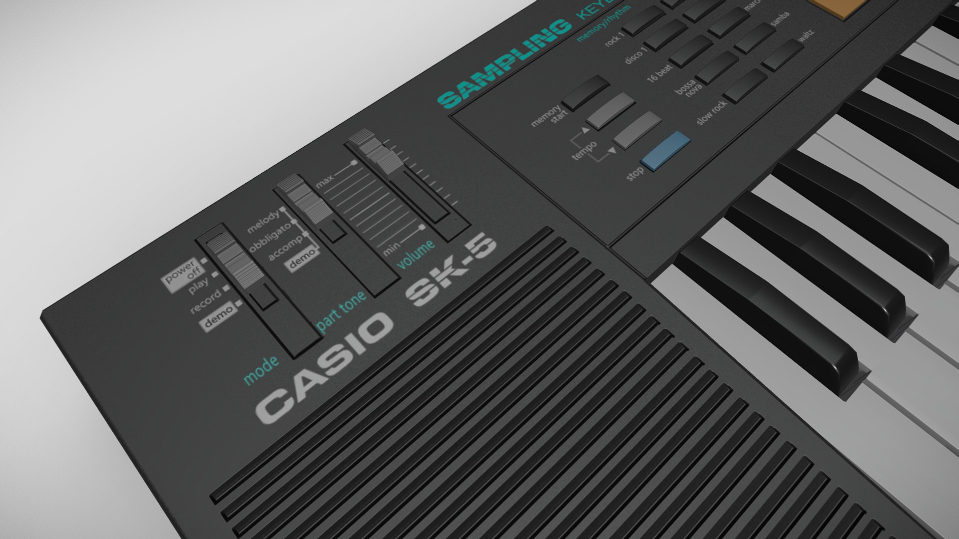 Version Casio Sk-5 Keyboard Model - TurboSquid 1481792