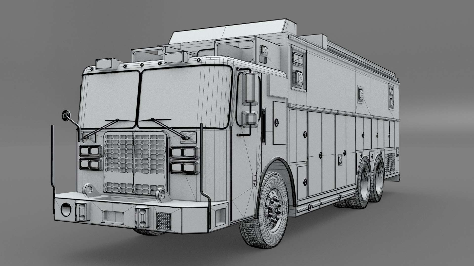 Ultra Heavy Rescue Unit 3D Model - TurboSquid 1893775
