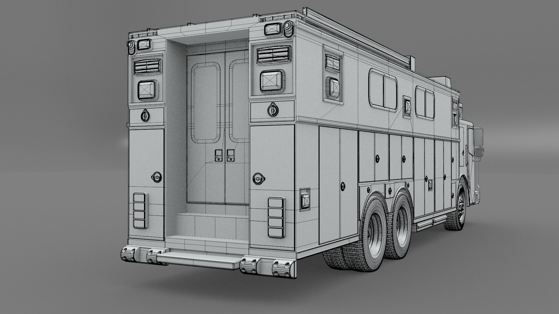 Ultra Heavy Rescue Unit 3D Model - TurboSquid 1893775