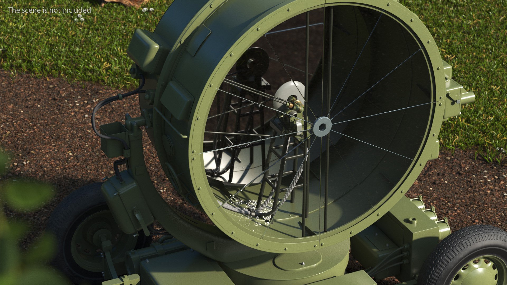 3D Military Anti Aircraft Searchlight New Rigged model - TurboSquid 1966215