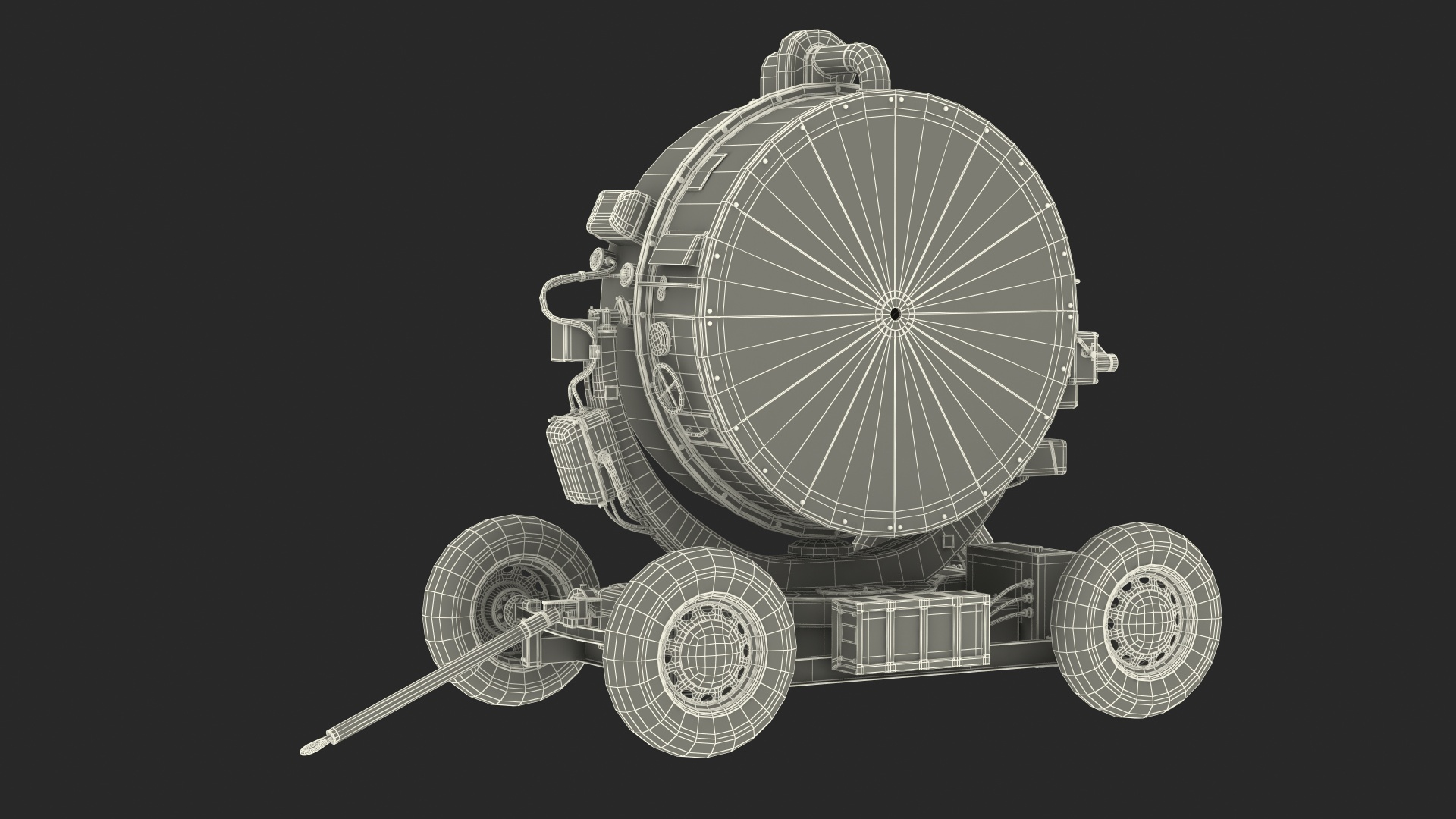 3D Military Anti Aircraft Searchlight New Rigged model - TurboSquid 1966215