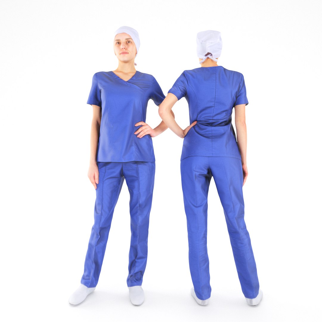 Photogrammetry human uniform surgical 3D - TurboSquid 1444757
