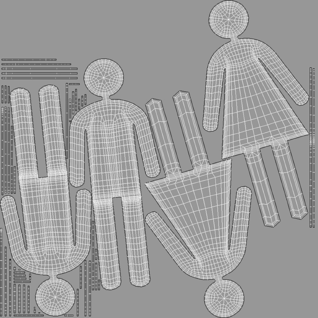 Paper Figures Holding Hands 3D - TurboSquid 2242889